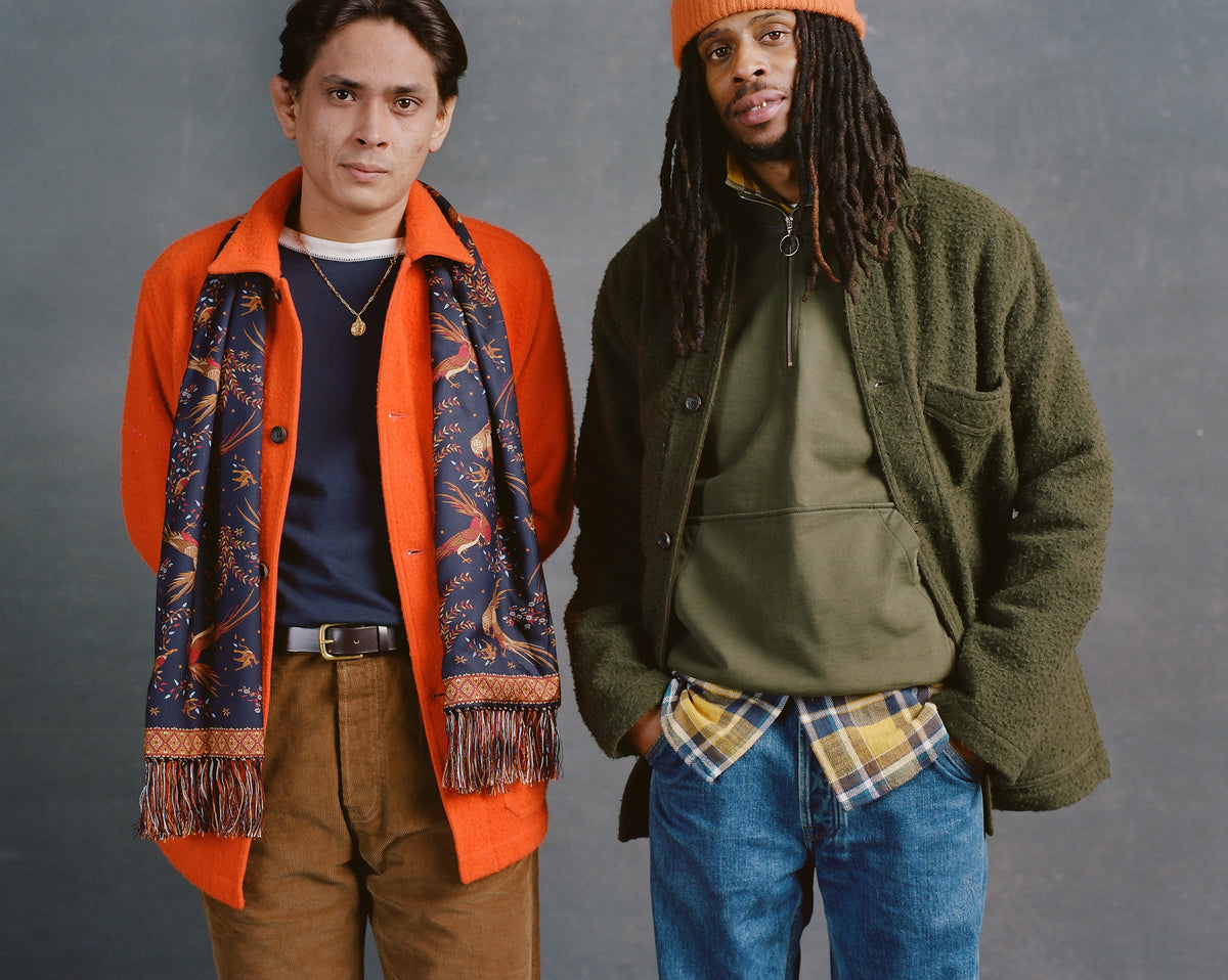 The Drake's Casentino Wool Chore Jacket – Drakes US