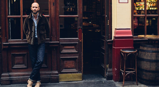 Simon Crompton on the Blanket Blouson – Drakes US