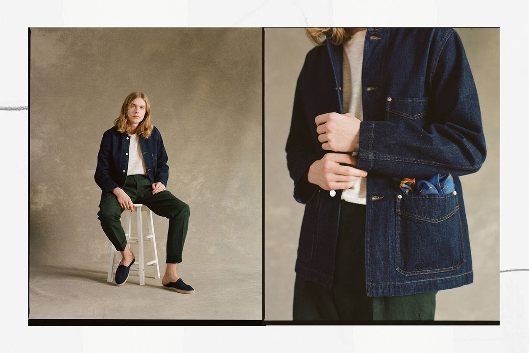 The Denim Chore Jacket – Drakes US