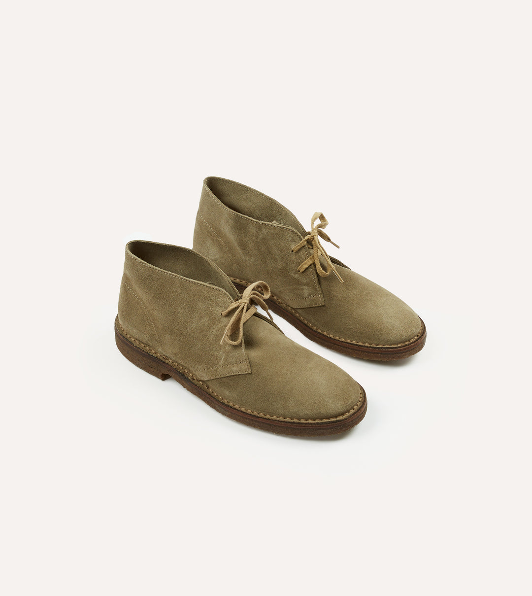 Clifford Desert Boot Sand Suede – Drakes US