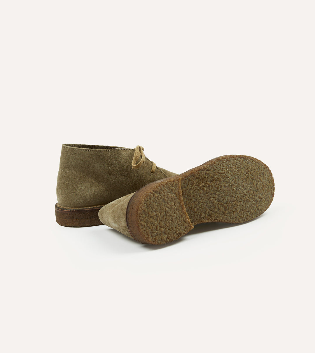 Clifford Desert Boot Sand Suede – Drakes US