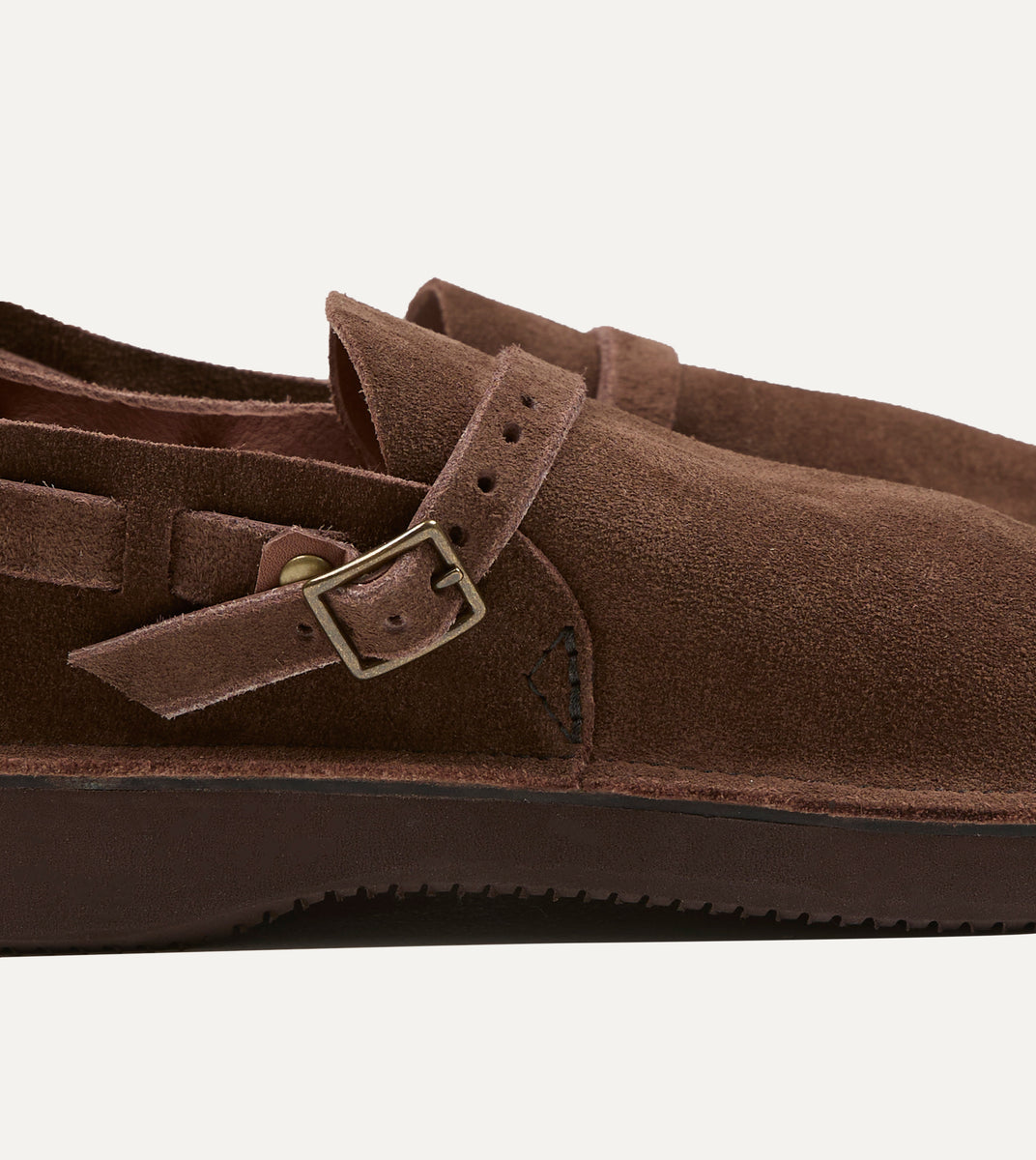 Aurora for Drake's Middle English Brown Roughout Leather Shoe – Drakes US