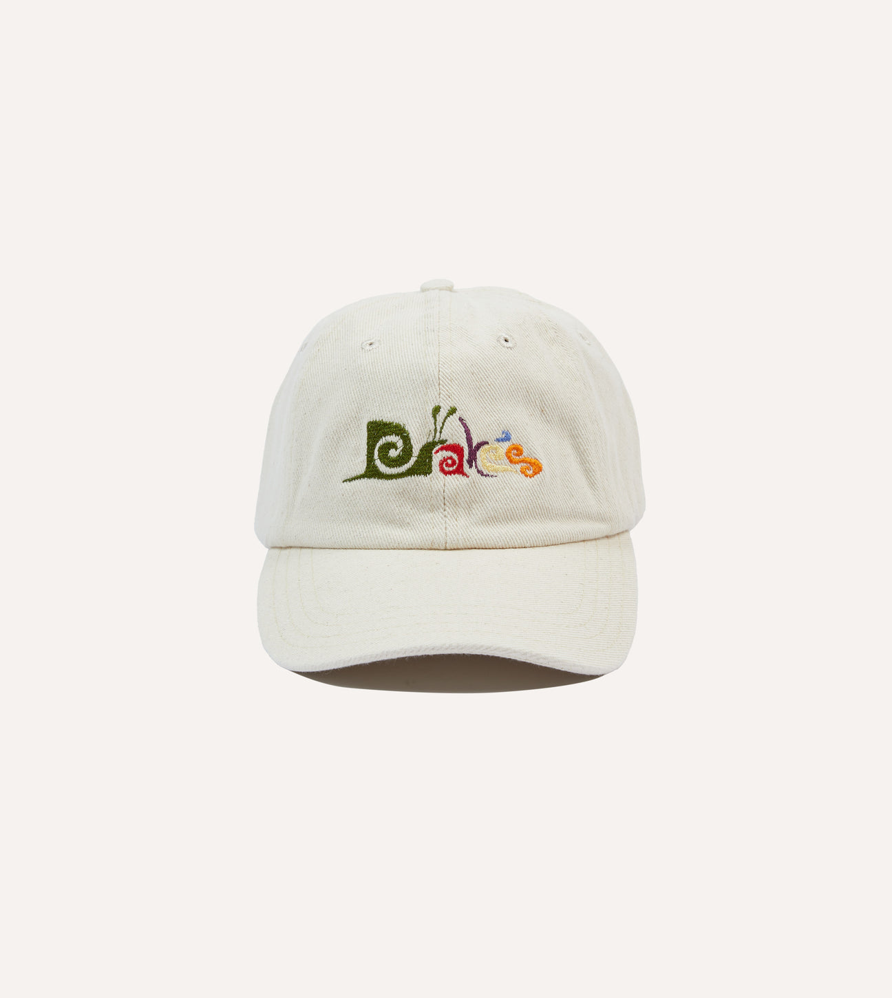 Ecru Snail Cotton Twill Baseball Cap – Drakes US