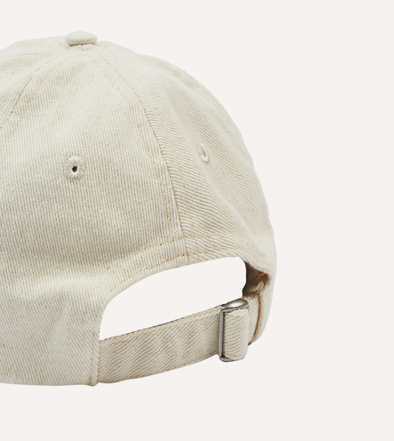 Ecru Snail Cotton Twill Baseball Cap – Drakes US