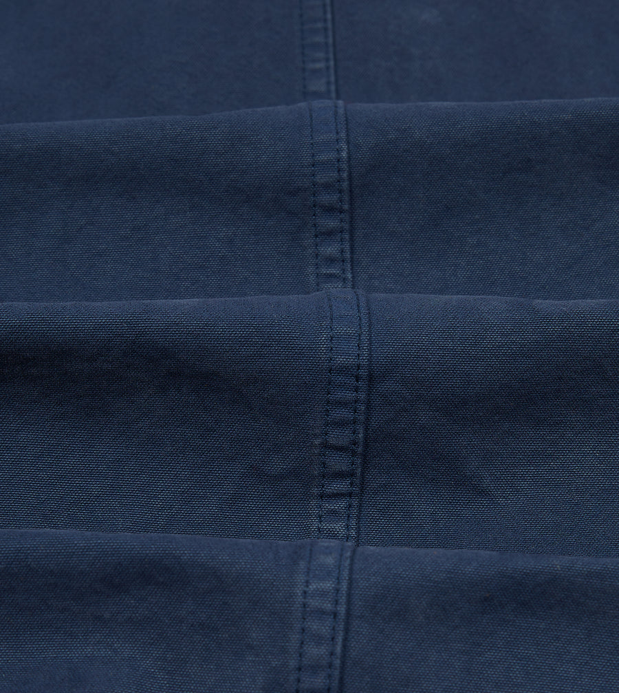 Navy Cotton Duck Canvas Five-Pocket Chore Jacket – Drakes US