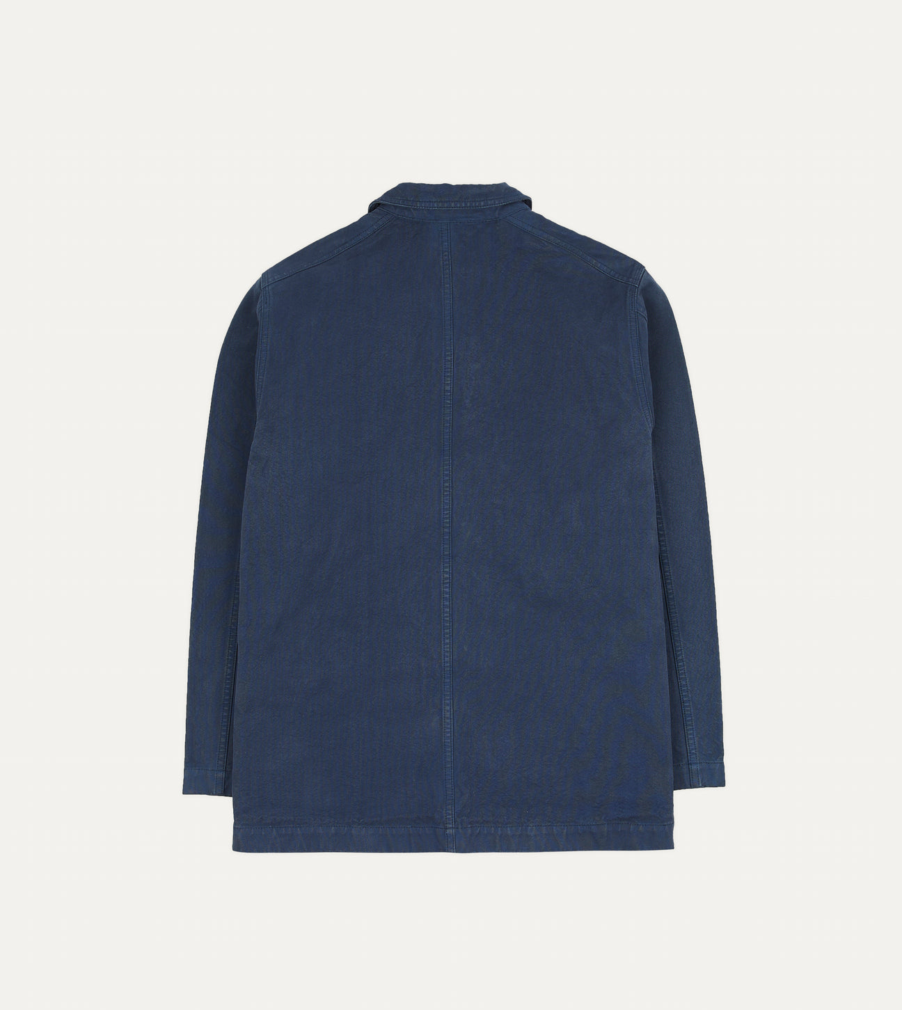 Navy Cotton Duck Canvas Five-Pocket Chore Jacket – Drakes US