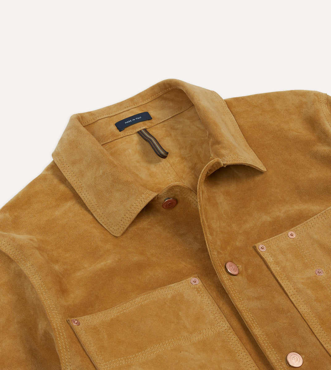 Sand Suede Welder Jacket – Drakes US