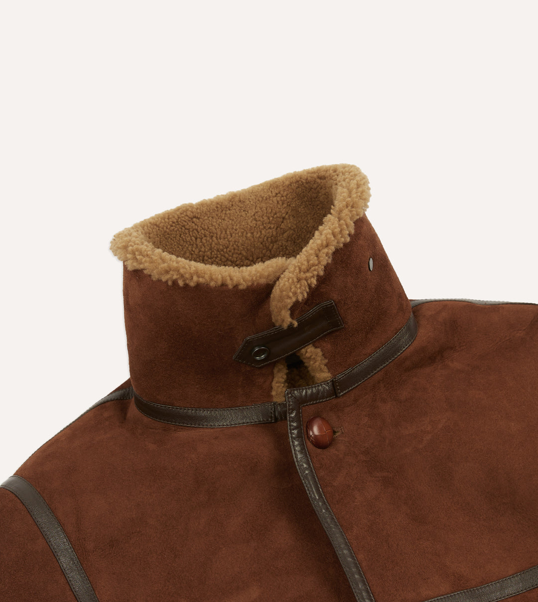 Shearling Car Coat – Drakes US