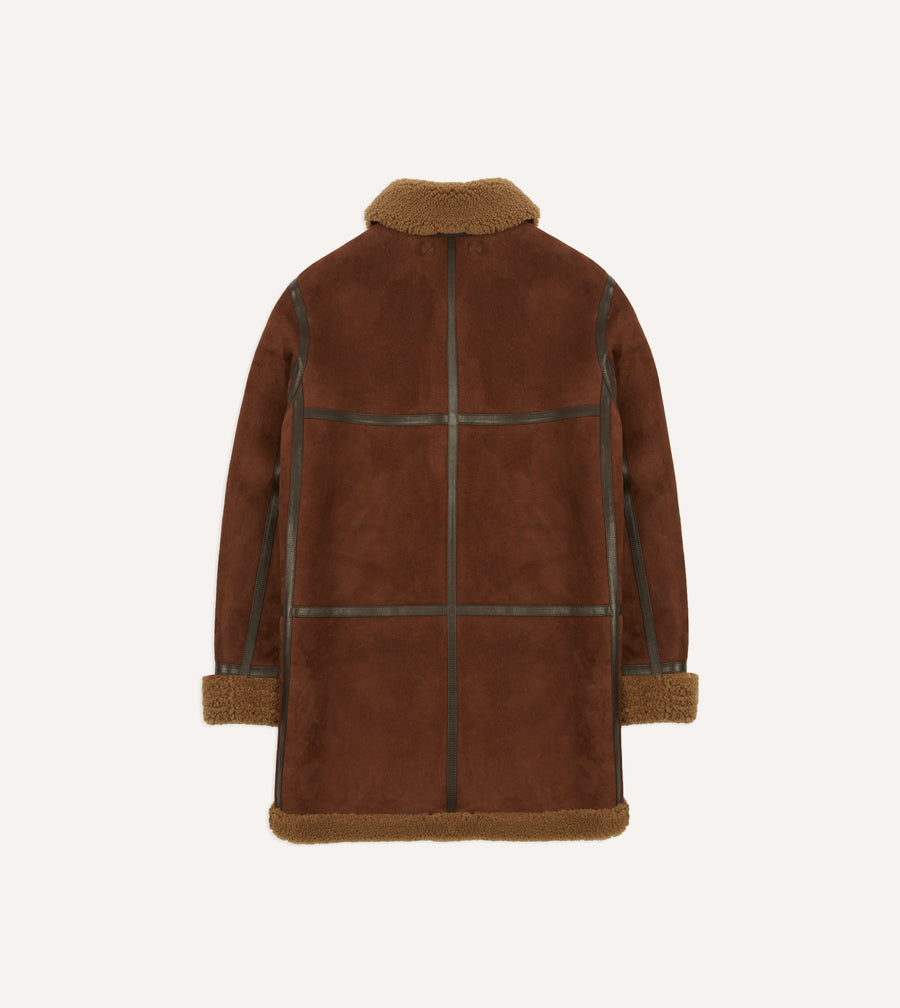 Shearling Car Coat – Drakes US