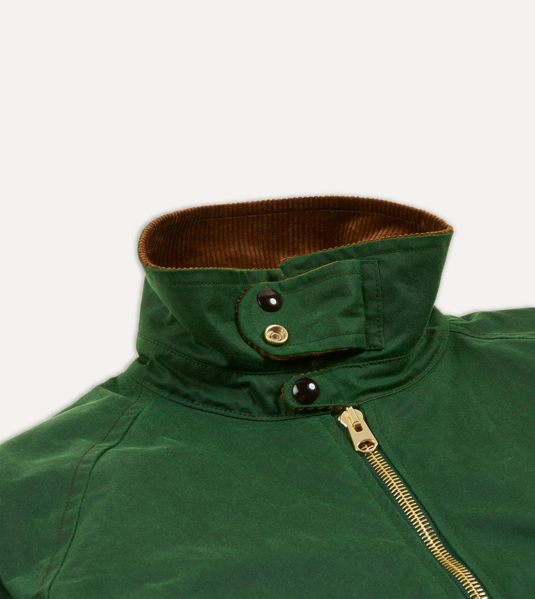 Green Waxed Coverall Jacket – Drakes US