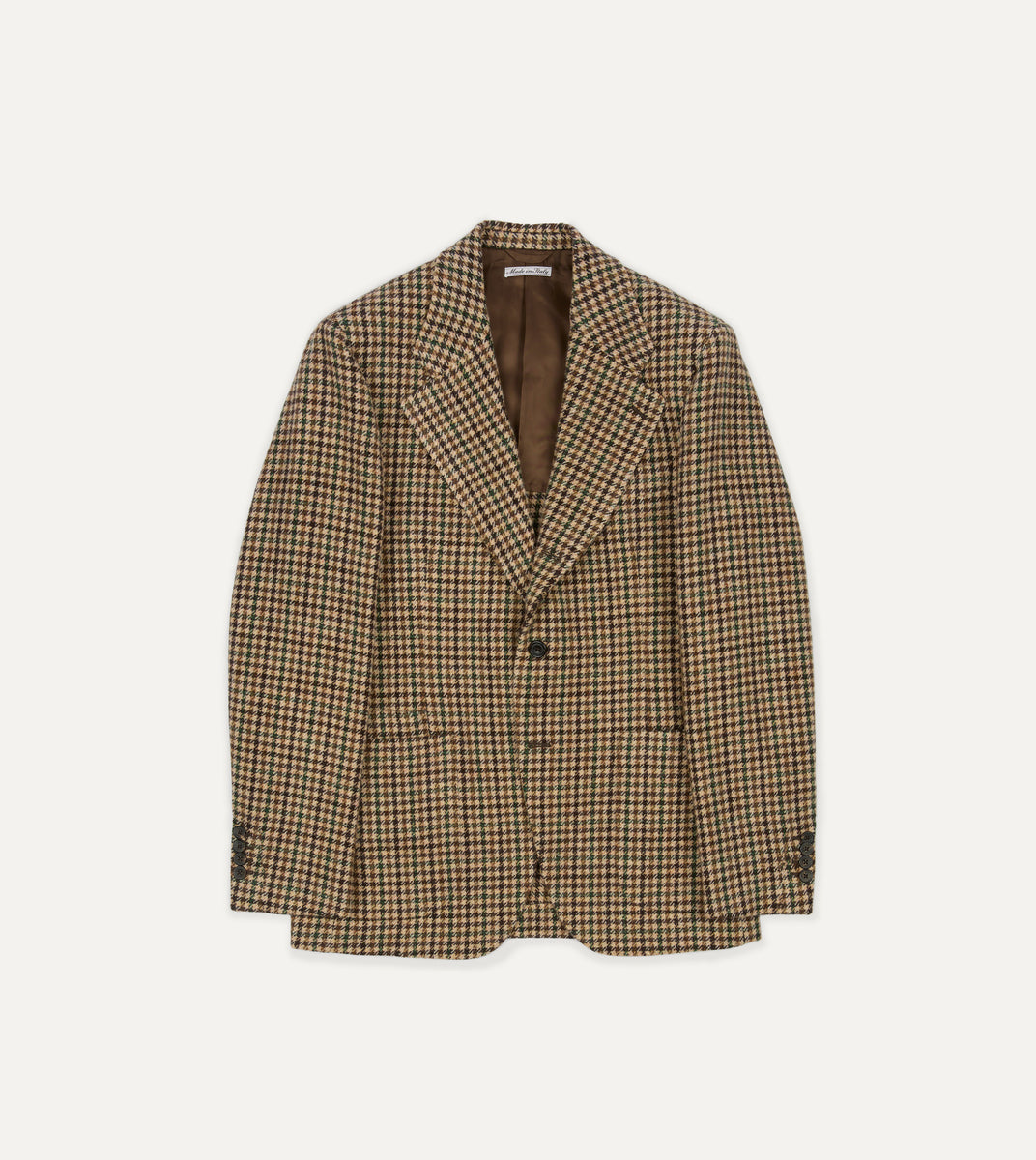 Brown Gun Club Check Tweed Blazer – Drakes US