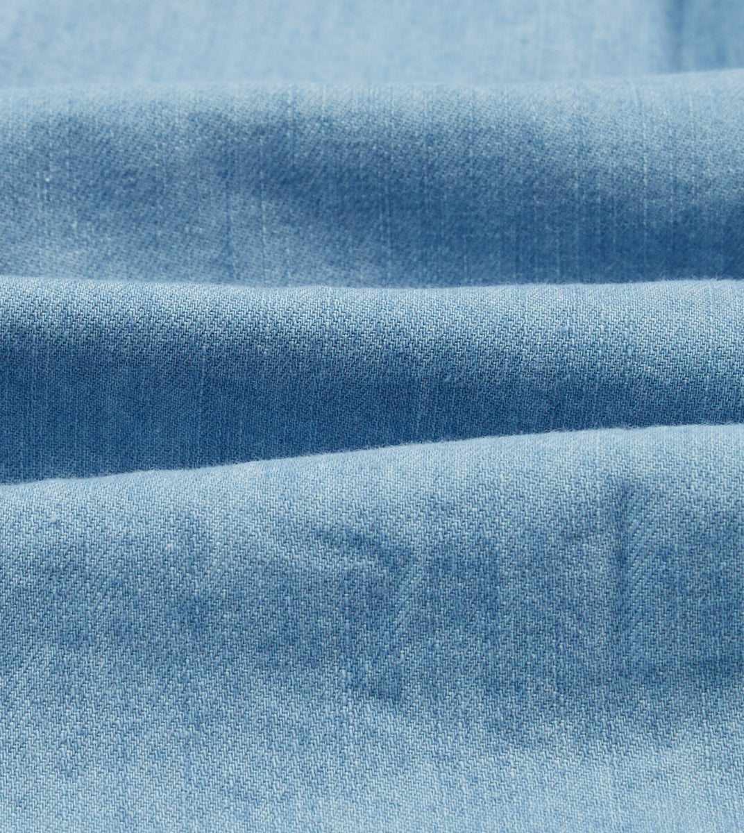Bleach Wash Denim Work Shirt – Drakes US