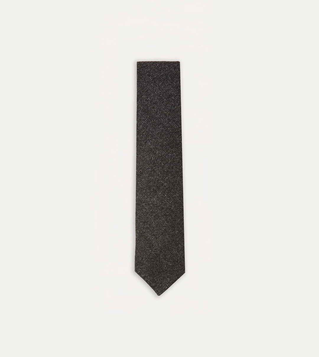 Black Pure Cashmere Solid Hand Rolled Tie – Drakes US
