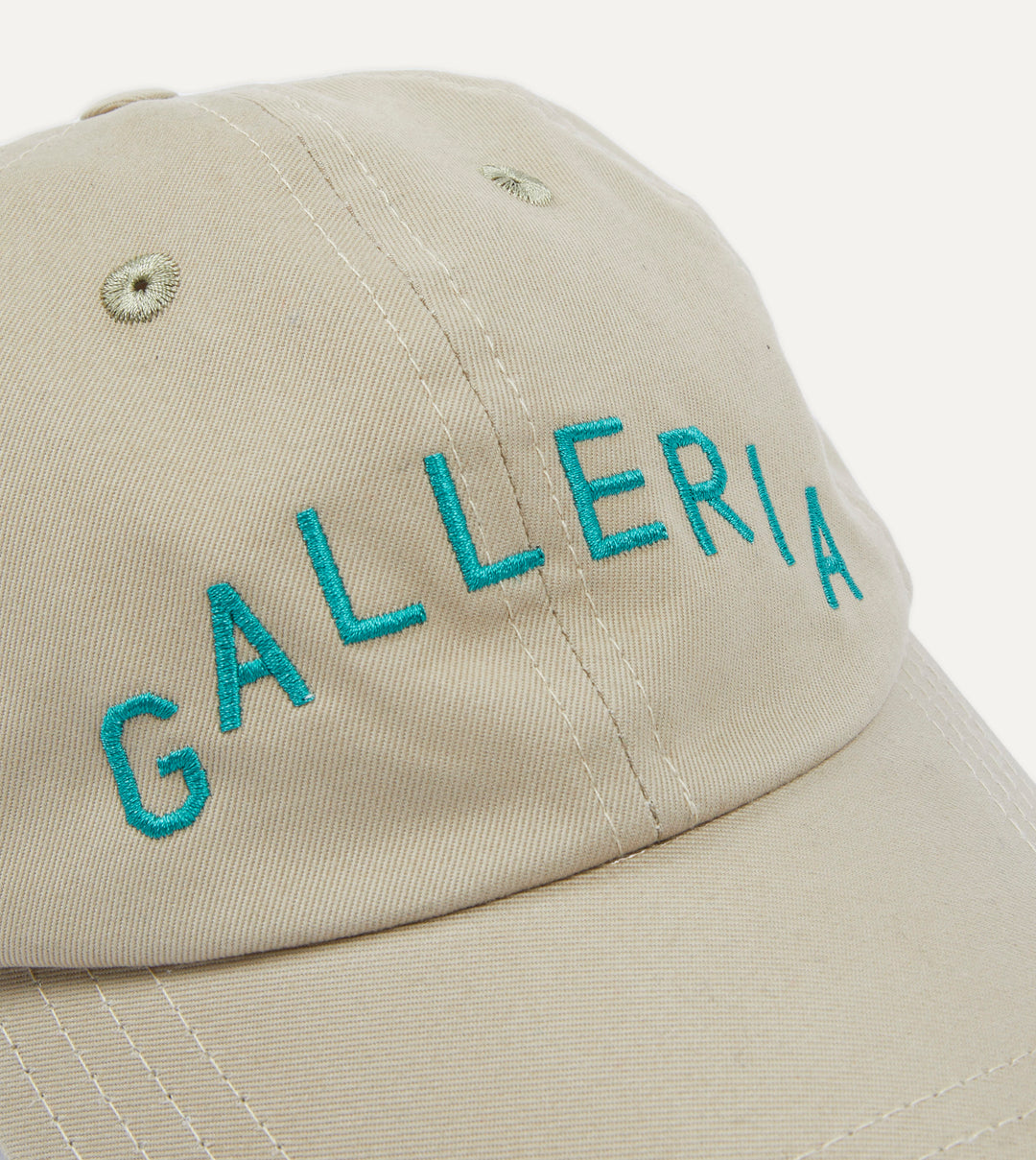 Ecru Galleria Emblem Cotton Twill Baseball Cap – Drakes US