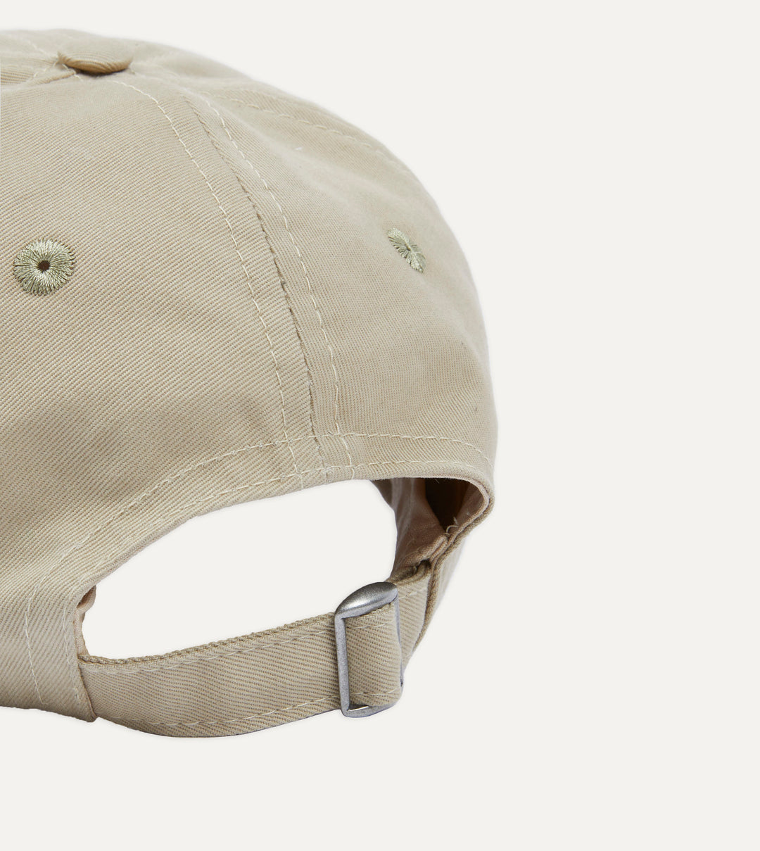 Ecru Galleria Emblem Cotton Twill Baseball Cap – Drakes US