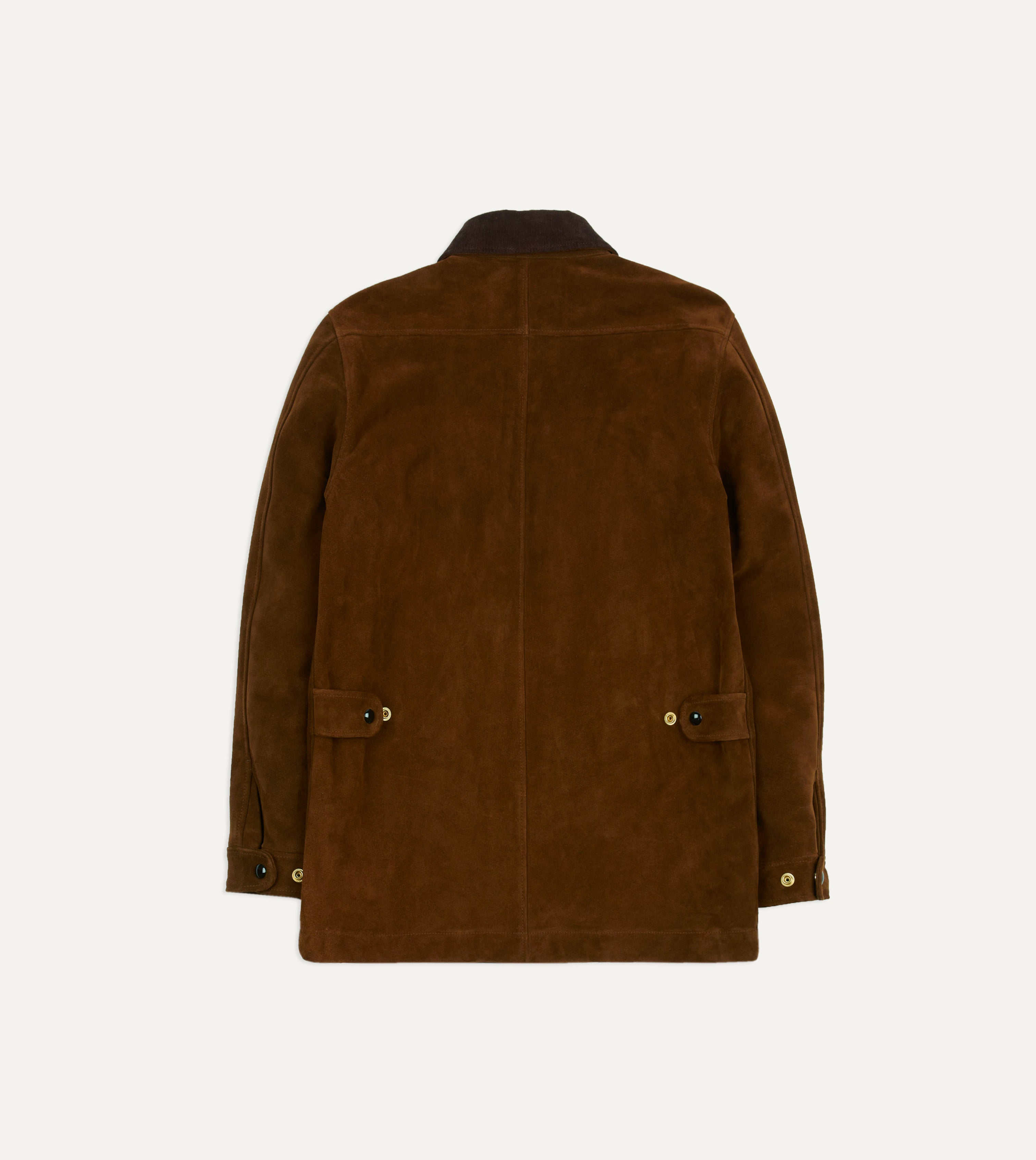 Brown Suede Car Coat with Blanket Lining – Drakes US